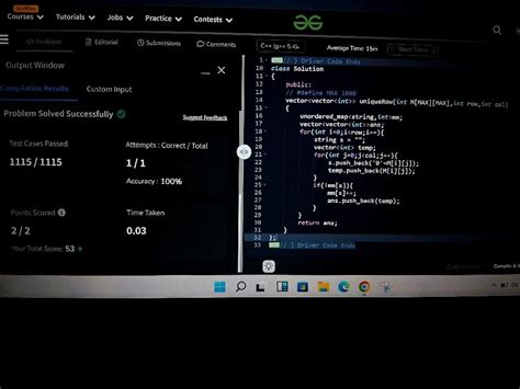 Yashika Chaturvedi On Linkedin Codingjourney Binarymatrix Patternrecognition