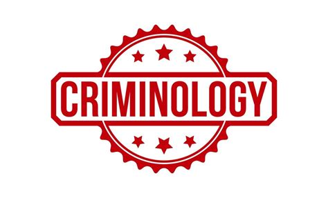 Premium Vector Criminology Red Rubber Stamp Vector Design