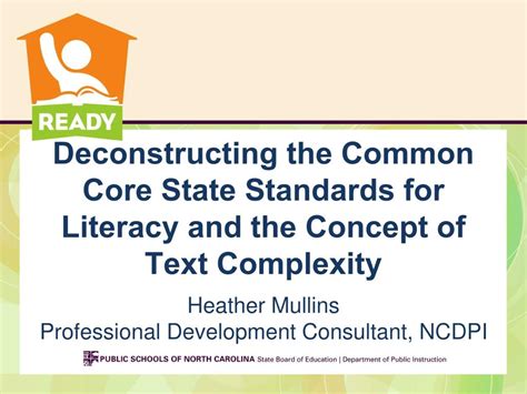 Ppt Deconstructing The Common Core State Standards For Literacy And The Concept Of Text