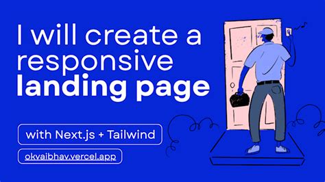 Create A Responsive Landing Page With Nextjs Tailwind By Vaibhavcoder