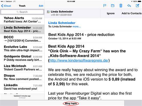 How To Swipe Email Drafts Out Of The Way Temporarily