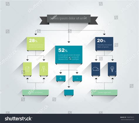 Flowchart Scheme Diagram Chart Infographic Stock Vector Royalty Free Shutterstock