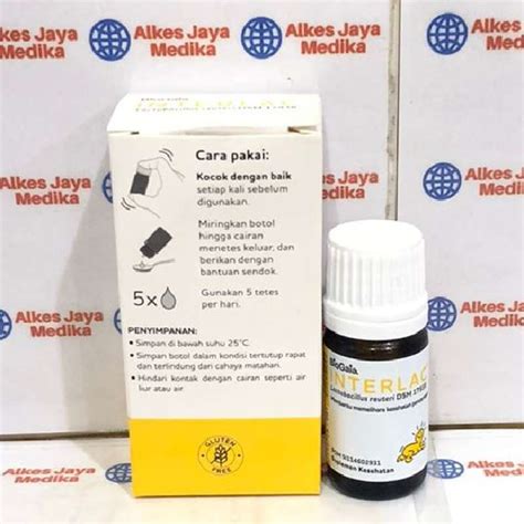 Jual Interlac Drop 5 Ml Probiotik Di Seller Alkes Jaya Medika Cipondoh Indah Kota Tangerang
