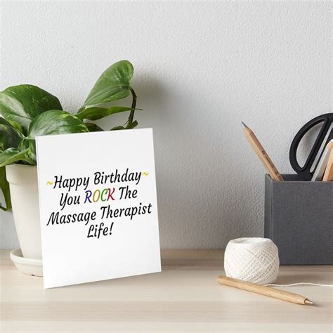 Happy Birthday You Rock The Massage Therapist Life • Millions Of