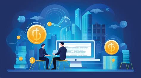Premium Ai Image Financial Technology Illustration