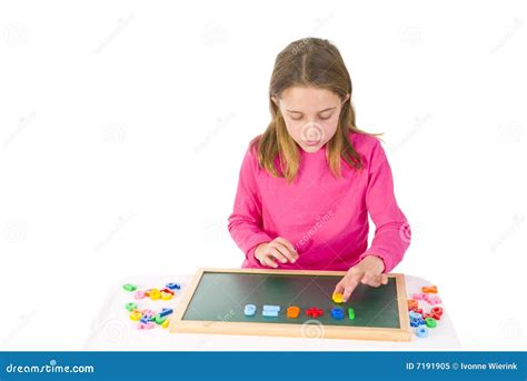Education With Numbers Stock Image Image Of Babe Colorful 7191905
