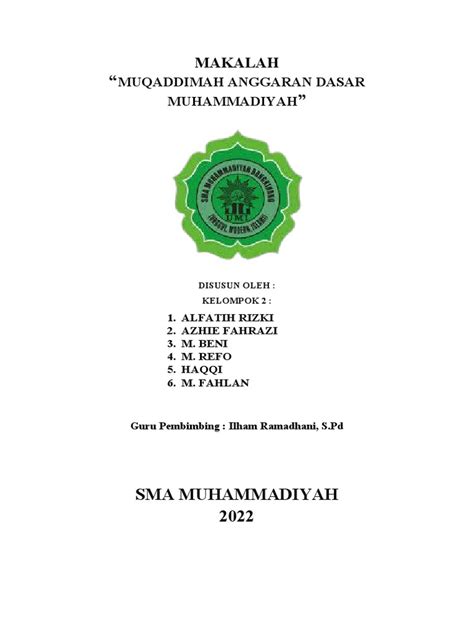 Makalah Madm Pdf
