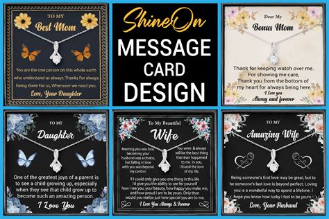 Necklace Message Card Designs Bundle Graphic By Digital Panda · Creative Fabrica