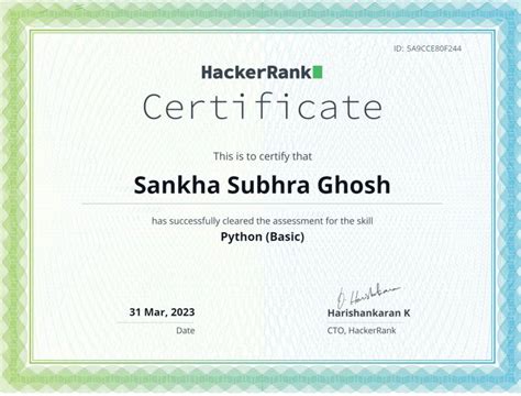 Sankha Subhra Ghosh On Linkedin Im Happy To Share That Ive Obtained A New Certification
