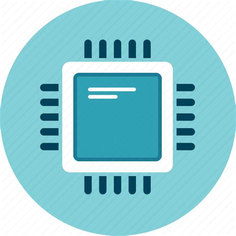 Central Processing Unit Chip Microprocessor Processor Icon Download On Iconfinder