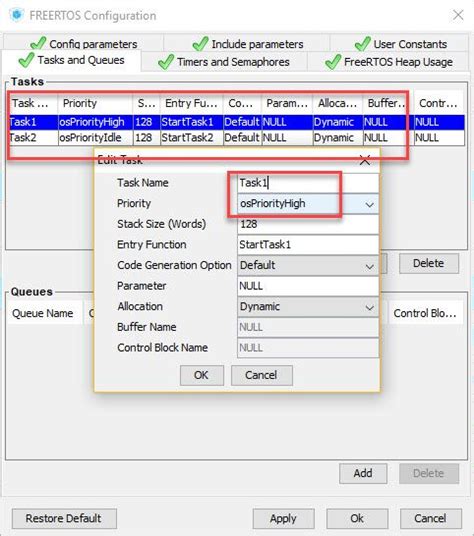 Task trong FreeRTOS Học ARM