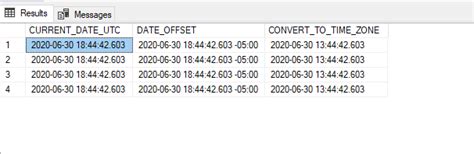 Convertir fecha UTC con un Offset a hora local en SQL Server Stack Overflow en español