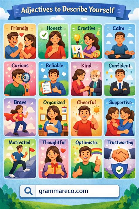 150 Unique Adjectives To Describe Yourself In Any Situation