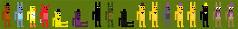 Fnaf 8 Bit Sprites By Ultimategamer45 On Deviantart