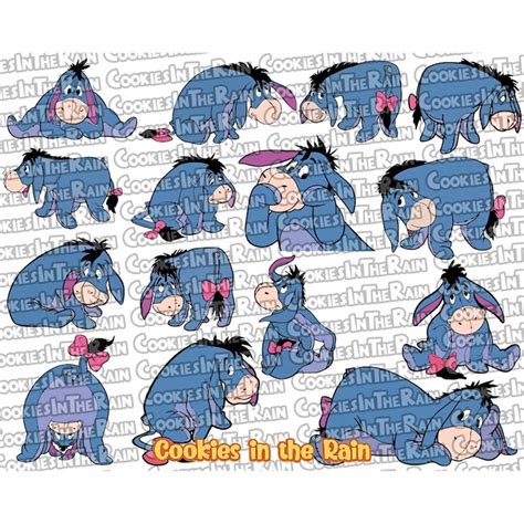 Eeyore Svg Eeyore Cricut Eeyore Layered Svg Eeyore Cuttin Inspire