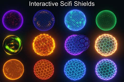 Scifi Energy Shields Interactive Vfx Shaders Unity Asset Store
