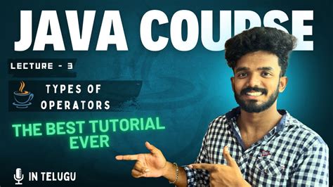 L3 Types Of Operators In Java Beginners Nitinsigilipelli Youtube