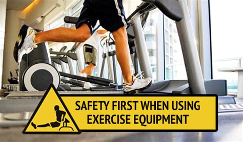Safety First When Using Exercise Equipment Treadmill Injury