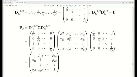 Amv18 Multivariate Correlation Matrix Youtube