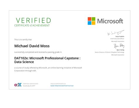 Microsoft Professional Capstone Data Science Michael D Moss Ph D