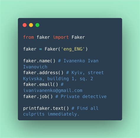 how to create captivating data with faker vladyslav bashtannyk posted