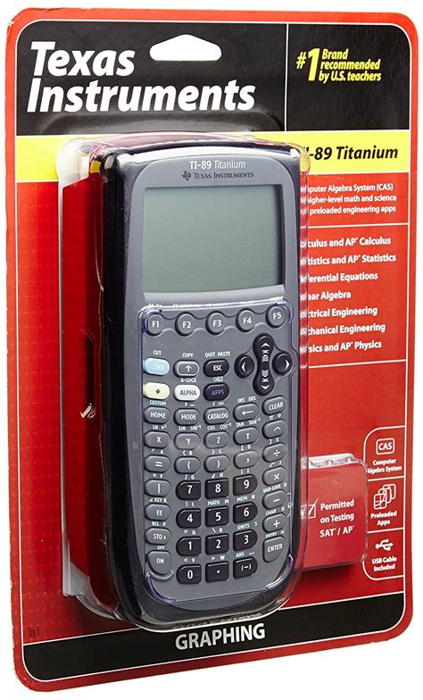 Prime Deal Texas Instruments Ti 89 Titanium Graphing Calculator Only