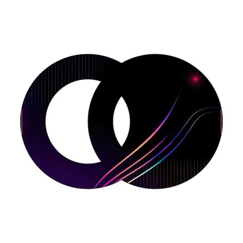Premium Photo Diagram Venn Icon Purple Black Gradient Texture
