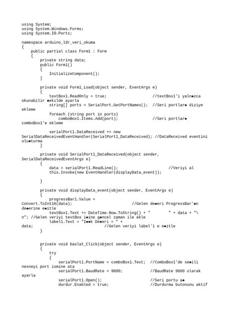 Arduino Kod Pdf