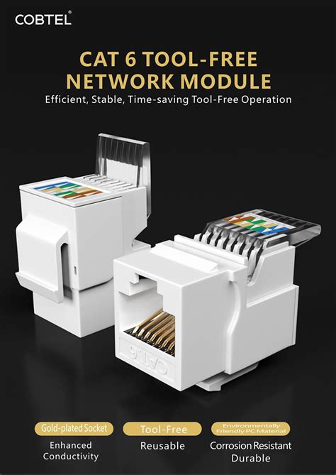 Gigabit Cat6 Toolless Utp Rj45 Keystone Module Suppliers Manufacturers Factory Wholesale