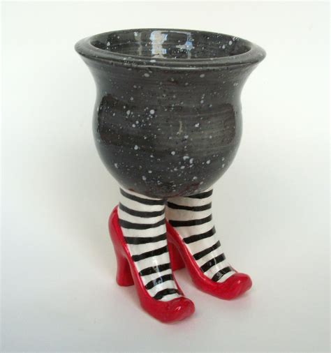 JMN Pottery Cute Babe Sex Pot With Heels