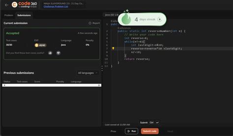 Dharan M J On Linkedin Ninjaslayground Codingninjas Challenge6 Keepgrowing