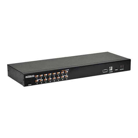 Rack Mount 16 Port USB CAT5 KVM Switch Kinan High Quality KVM Switch KVM Console KVM Over IP