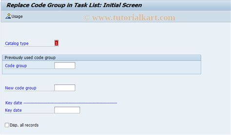 QS SAP Tcode Central Replacement Of Code Groups QS SAP Tcode Central Replacement Of Code Groups