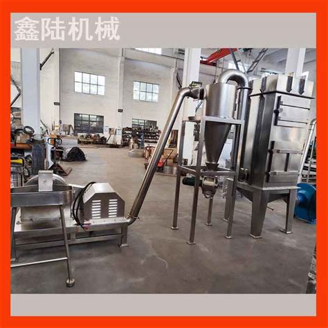鑫陆牌风冷式无尘氨基酸 白砂糖 红糖脉冲除尘不锈钢粉碎机 白砂糖粉碎机 江阴市鑫陆机械制造有限公司