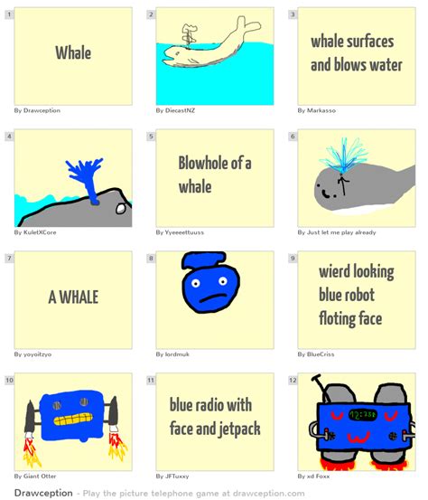 Whale Drawception Whale Drawception