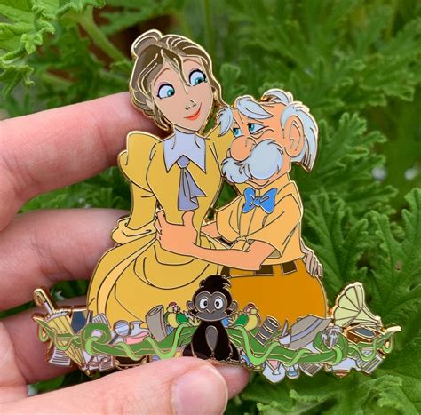 Jane And Professor Porter Pin Tarzan Pin Disney Fantasy Pin Etsy