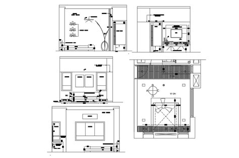 Detail Commercial Building Elevation And Plan 2d View Autocad File