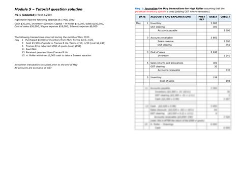 Solution Module 5 Tutorial Solution Studypool