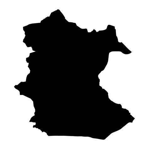 Skardu District Map Administrative Division Of Pakistan Illustration