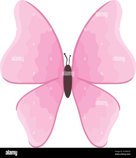 Cute Pink Butterfly Vector Design Stock Vector Image And Art Alamy