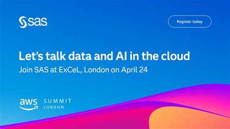 Sas On Linkedin Sas Data And Ai Solutions Run On Aws And Were Ready To Show You How At…