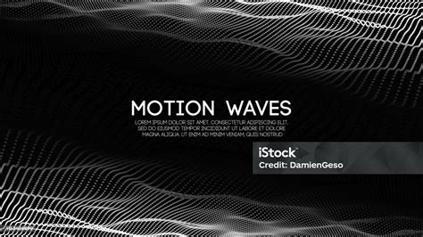 3d 빛나는 추상적 인 디지털 웨이브 입자 미래의 벡터 일러스트입니다 Hud 요소입니다 기술 개념입니다 추상적인 배경입니다 0명에 대한 스톡 벡터 아트 및 기타 이미지