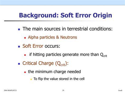 Ppt Analytical Approach For Soft Error Rate Estimation Of Sram Based Fpgas Powerpoint