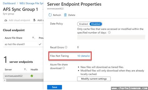Exclude File Types From Cloud Tiering In Azure File Sync Charbel Nemnom Mvp Mct Ccsp