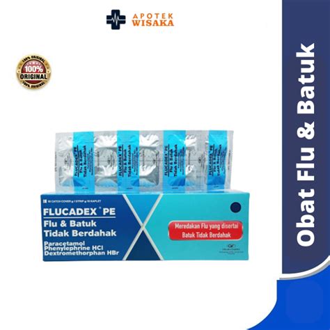 Flucadex Pe Tablet Obat Flu Batuk 10 Tablet Lazada Indonesia