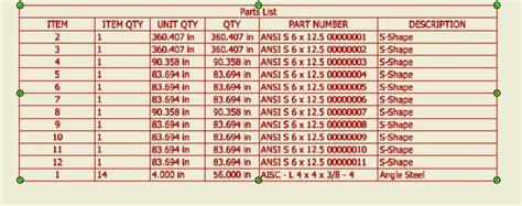 frame generator bom qty and item qty issue autodesk community