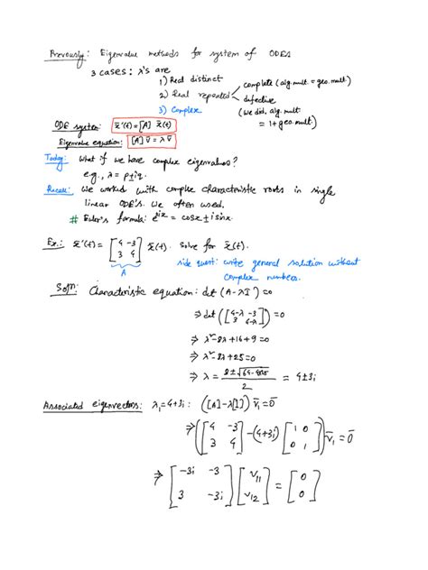 Lec 5 2 5 Complex Eigenvalues Pdf