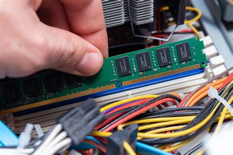 Premium Photo Installing Ddr Dimm Memory Assembling Personal