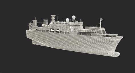 3d Rocket Launch Command Ship Model Turbosquid 1240726