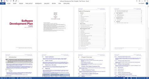 Software Development Plan Template MS Word MS Office Templates With AI Prompts